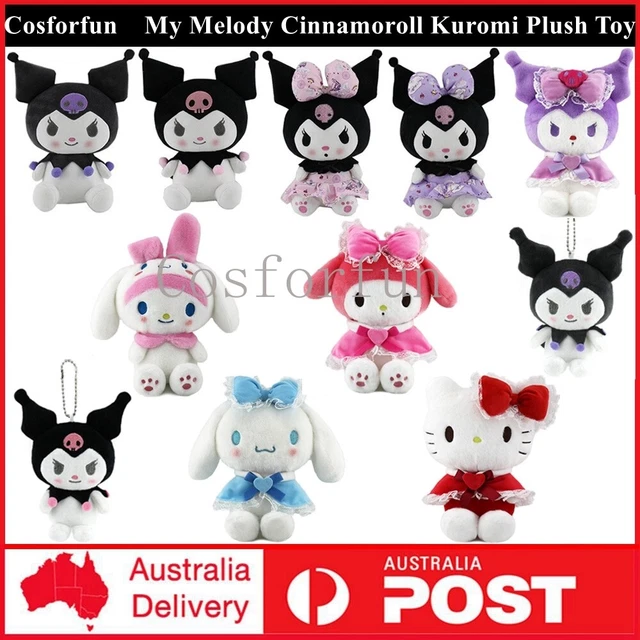 MY MELODY CINNAMOROLL Kuromi Plush Toy Plushie Sanrio Stuffed Toy Doll Kids Gift $23.89 ...