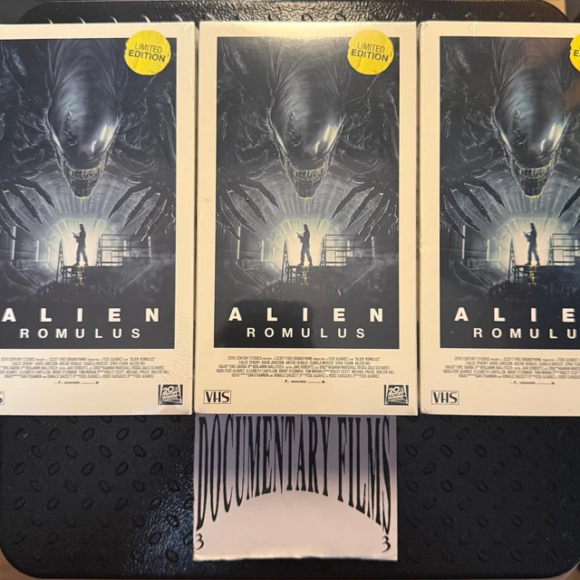 ALIEN ROMULUS VHS Limited Edition 20th Century Studios Release 2024 IN ...