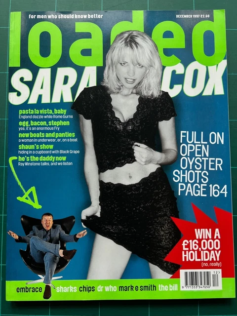 LOADED MAGAZINE DECEMBER 1997 Kelly Brook poster Sara Cox THE Lad Bible ...
