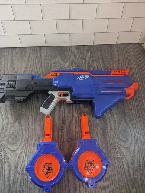 NERF N-STRIKE ELITE Infinus Includes Magazine Self Loading Quick Fire ...
