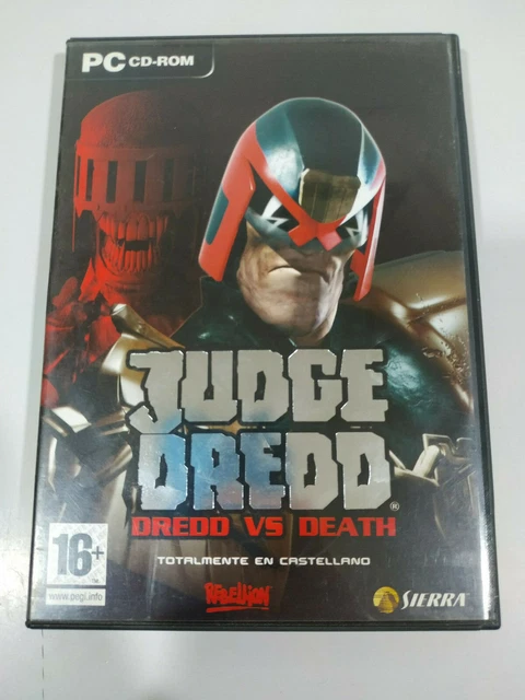 JUDGE DREDD DREDD Vs Death Sierra - Game For PC CD-Rom Edition Spain £ ...