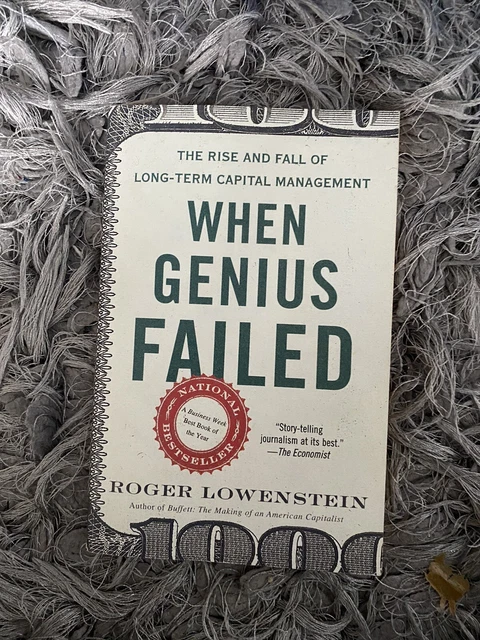 WHEN GENIUS FAILED: The Rise and Fall of Long-Term Capital Management par... EUR 13,62 - PicClick FR