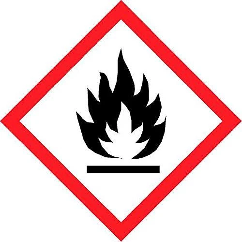 HIGHLY FLAMMABLE COSHH symbol Safety sign £1.61 - PicClick UK