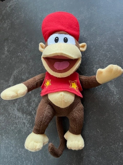 SUPER MARIO NINTENDO Diddy Kong 10” plush official soft toy £8.00 ...