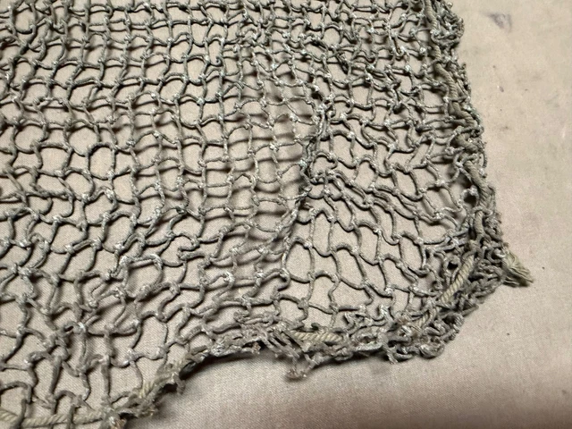 ORIGINAL WWII US Army Infantry M1 Helmet Camo Net £49.95 - PicClick UK