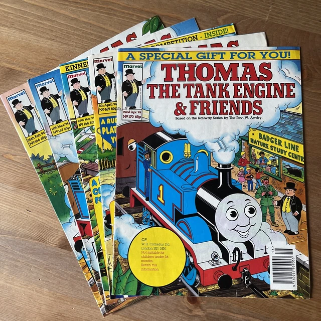 5 X MARVEL Thomas Tank Engine & Friends Comics Issues ...