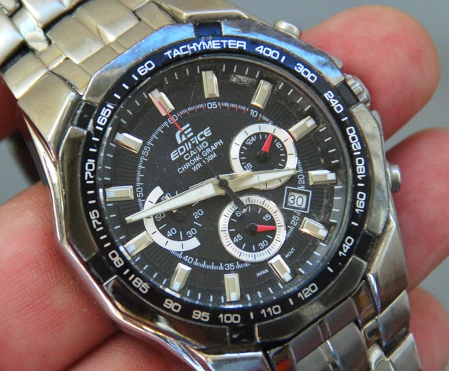CASIO EDIFICE CHRONOGRAPH Ef-540 Wr100M Para Hombre EUR 49,00 - PicClick ES