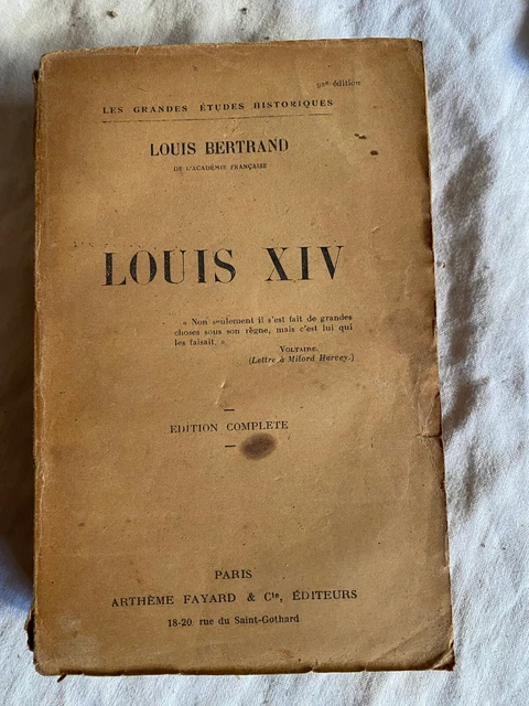 LOUIS BERTRAND DE L'ACADÉMIE FRANÇAISE LOUIS XIV EUR 14,53 - PicClick FR