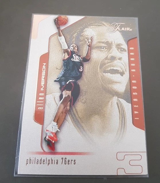 ALLEN IVERSON NBA CARD FLAIR 2001-02 # 3 PHILADELPHIA 76ers EUR 4,50 ...