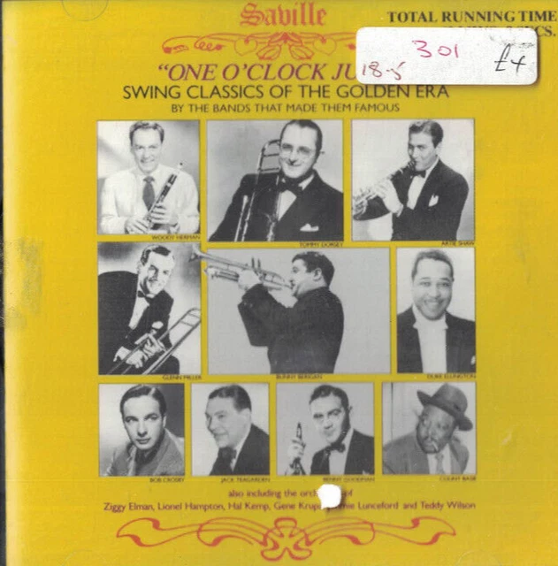 CD &ONE O'CLOCK Jump" Swing Classics Of The Golden Era EUR 4,99 ...