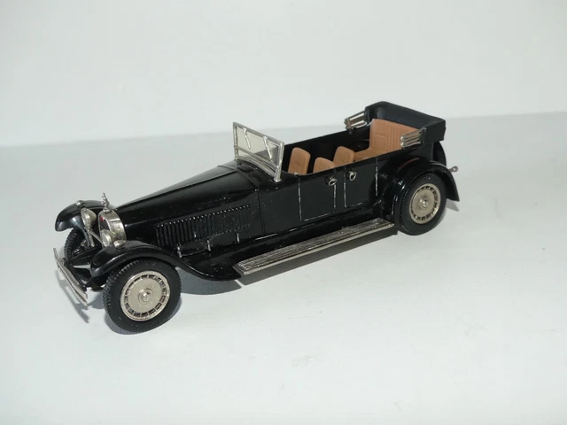 BUGATTI TYPE 41 ROYALE TORPEDO Noir KIT Monté PRESTIGE 1:43 sans boite ...