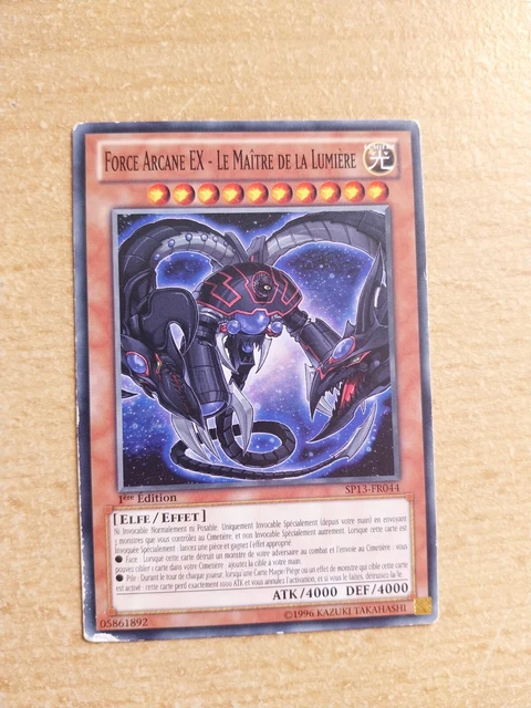 CARTE YU GI Oh FORCE ARCANE EX-LE MAITRE DE LA LUMIÈRE SP13-FR044 1ère Édition EUR 4,00 ...