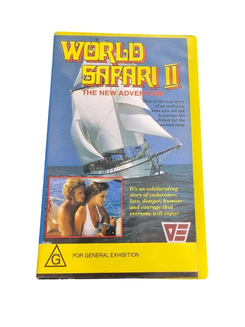 WORLD SAFARI 2 The New Adventure VHS Movie Video Cassette Tape 1984 $14 ...