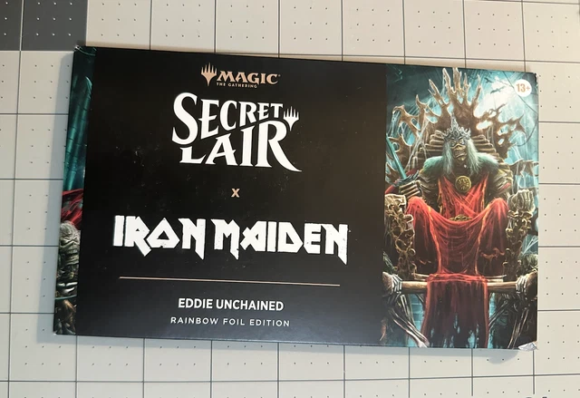 MTG SECRET LAIR x Iron Maiden: Eddie Unchained RAINBOW FOIL Edition £ ...