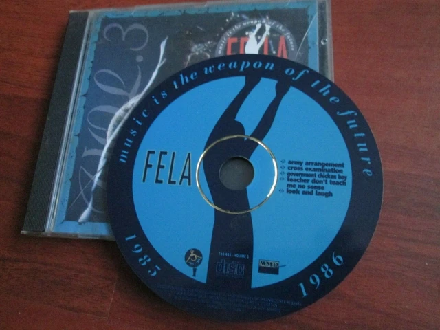 FELA KUTI - Music Is The Weapon Of The Future Volume 3 (1985-1986) [CD ...