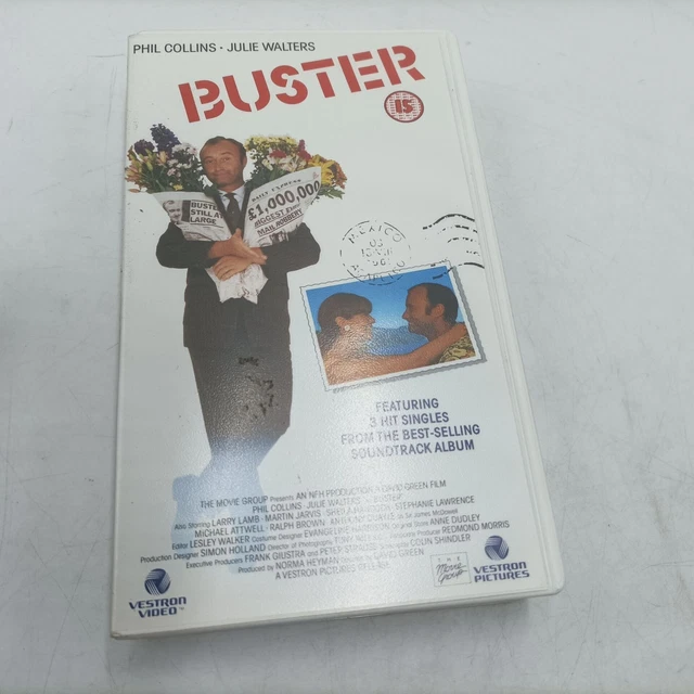 BUSTER VHS VIDEO (1990) Phil Collins & Julie Walters [G+] Vestron Video ...