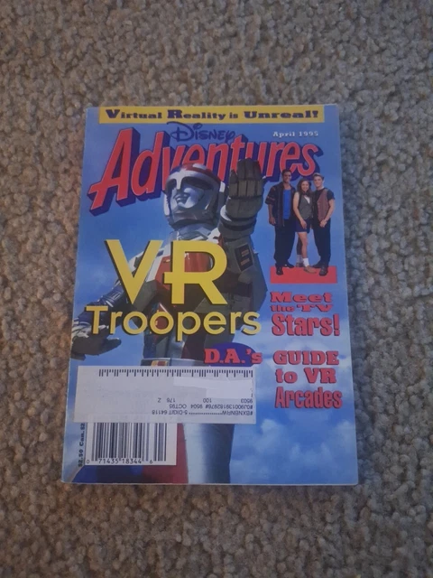 VINTAGE DISNEY ADVENTURES Magazine Virtual Reality VR Vintage April ...