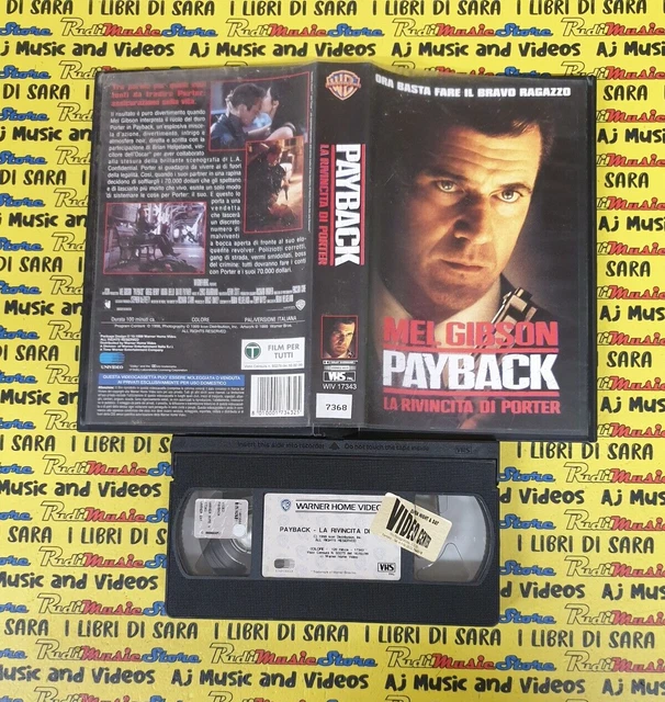 VHS*FILM PAYBACK LA RIVINCITA DI PORTER 1999 Mel Gibson WARNER 17343 ...
