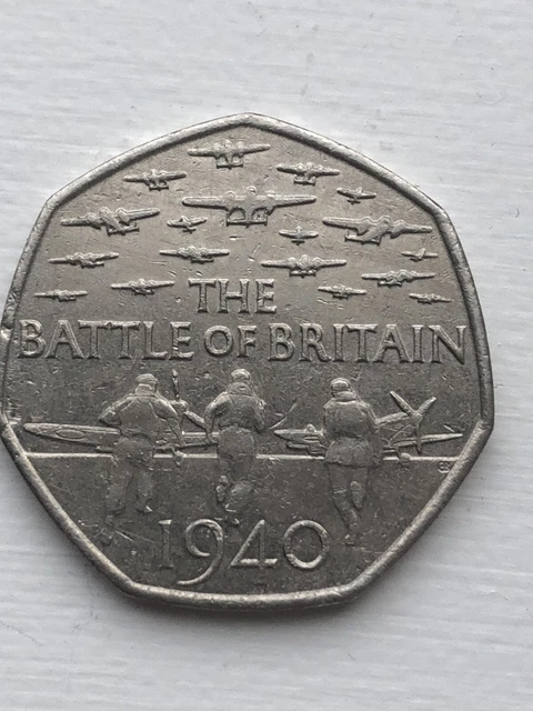 VERY RARE - The Battle of Britain 1940 50p Coin - collectors item - £ ...