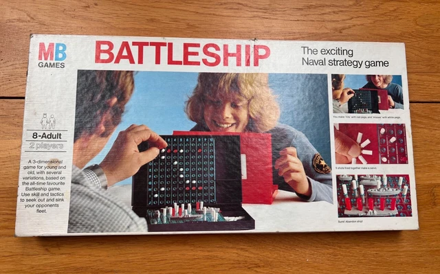 VINTAGE MB GAMES Battleship Game Retro Board Game Complete £4.99 ...