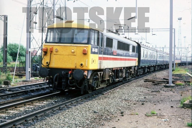35MM SLIDE BR British Rail Electric Loco Class 86 86428 Bescot 1986 ...