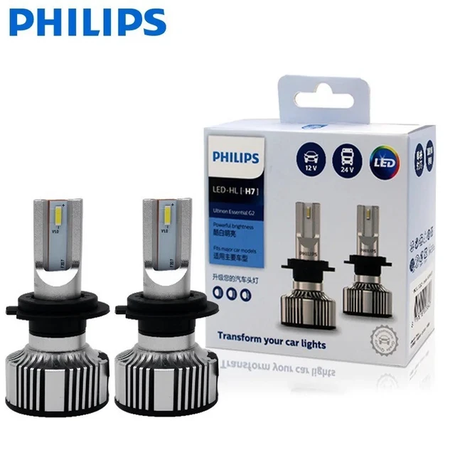 PHILIPS ULTINON G2 LED H7 Headlight Bulbs 6500K White 24W 2X New £34.40 ...