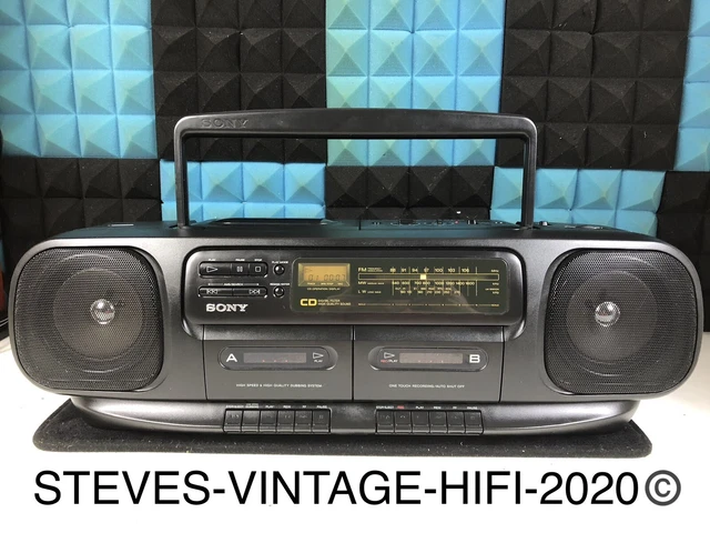 SONY CFD-100L CD Radio Cassette Recorder 2002 Totally Mint (Tapes Dead ...