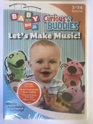 NICK JR BABY CURIOUS BUDDIES: Let’s Make Music! (R1 DVD,US Import.) New ...