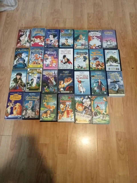 27X CHILDREN’S MOVIES ANIMATED TALES VHS Bundle Disney BEAUTY and The ...
