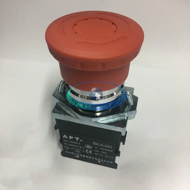 ONE FOR SIEMENS APT Emergency Stop Button Switch PB1S-02ZR-R 2NC New £ ...