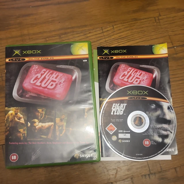 MICROSOFT ORIGINAL XBOX Fight Club OG Xbox Video Game £7.88 - PicClick UK