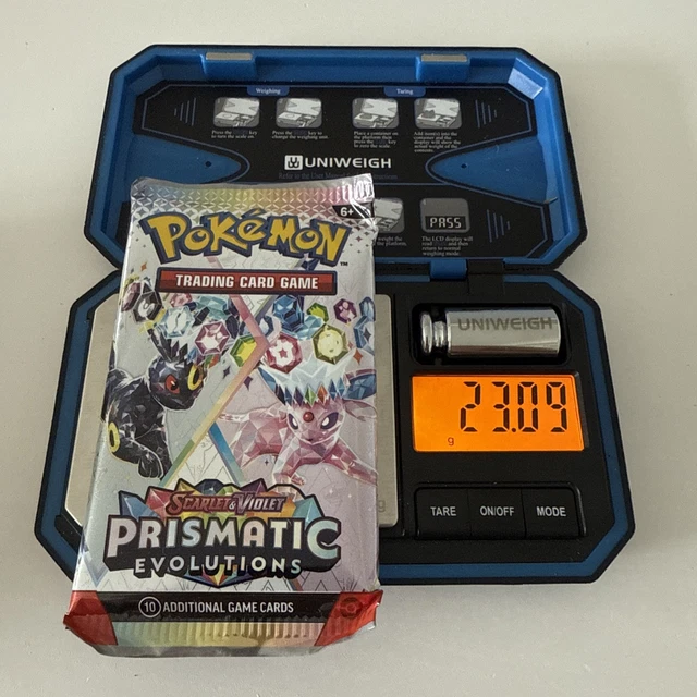 HEAVY 23,09G PRISMATIC Evolutions Booster Pack GOD PACK? Pokemon TCG ...
