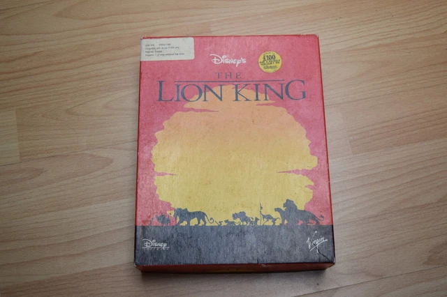 DISNEY'S THE LION King Commodore Amiga 1200 Arcade Game Complete ...
