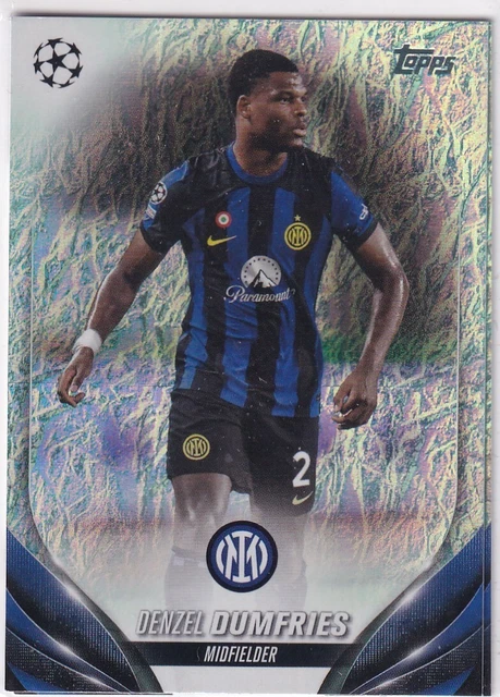 TOPPS CL CLUB Competition 2024 Japón N º 9 Denzel Dumfries Jade EUR 1 ...