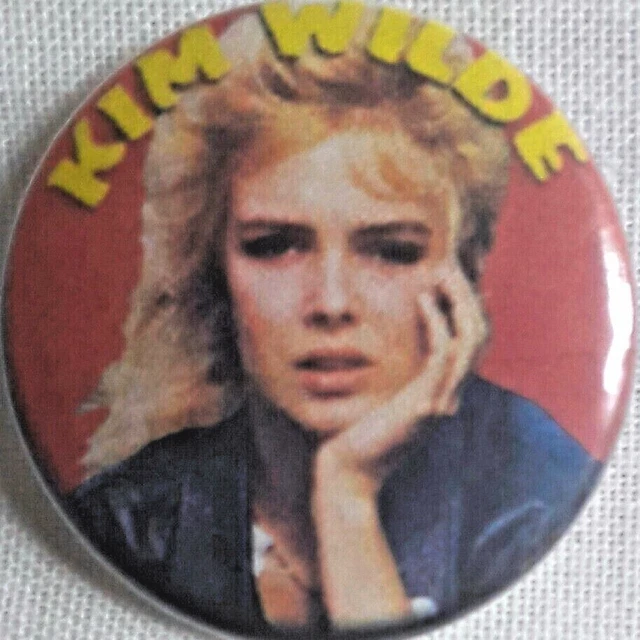 25MM BADGE OF Kim Wilde 1980's Pop Star Button Badge £2.99 - PicClick UK