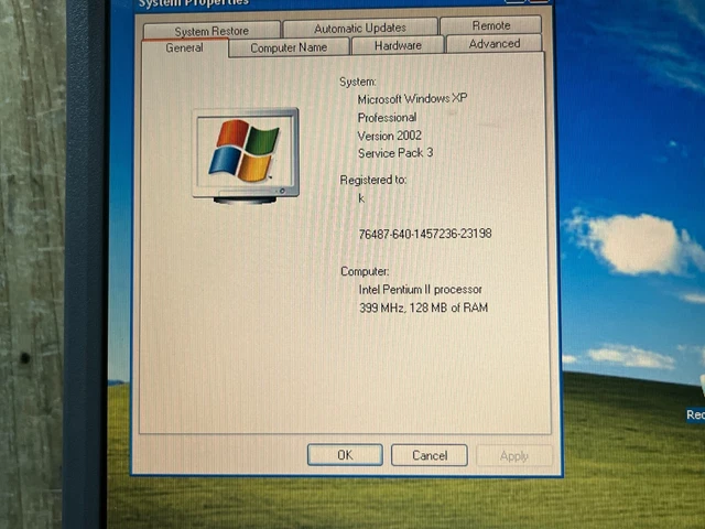 VINTAGE TOSHIBA TECRA 8000 Windows XP PRO SP3 Laptop Serial Parallel ...