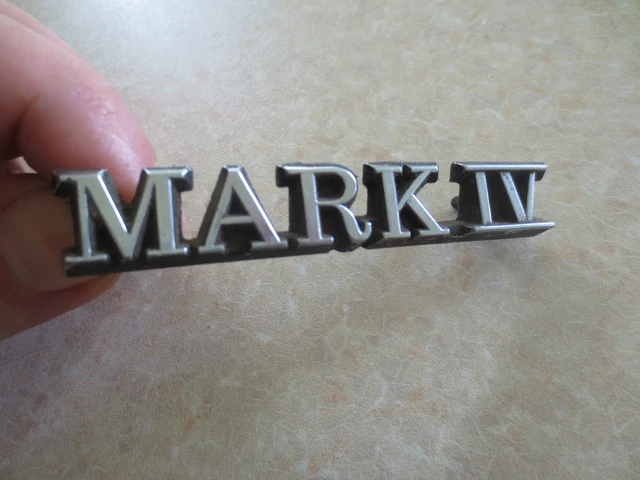 ORIGINAL CLASSIC FORD Lincoln Mark IV car emblem / badge EUR 25,49 ...