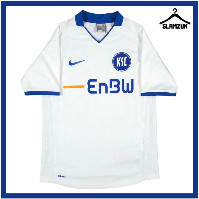 KARLSRUHER SC FOOTBALL Shirt Nike MB Medium Boys Away Kit KSC Trikot ...