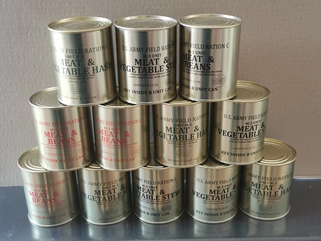 4 LOT DE 3 Reproductions de Ration C pleine us ww2 wwii gi EUR 130,00 ...