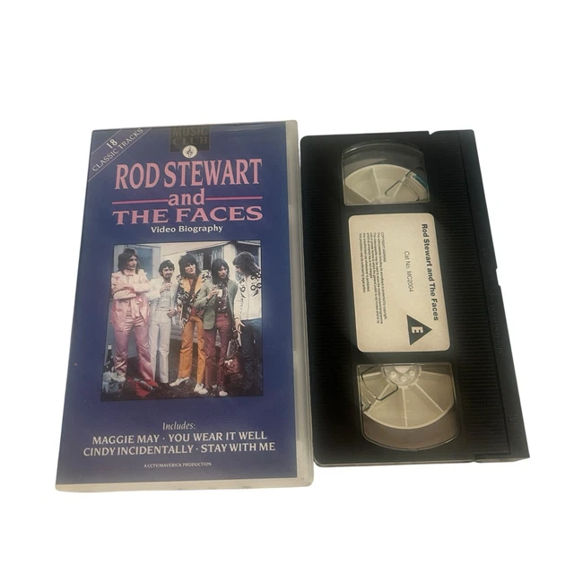 ROD STEWART AND The Faces Video Biography VHS Tape £7.95 - PicClick UK