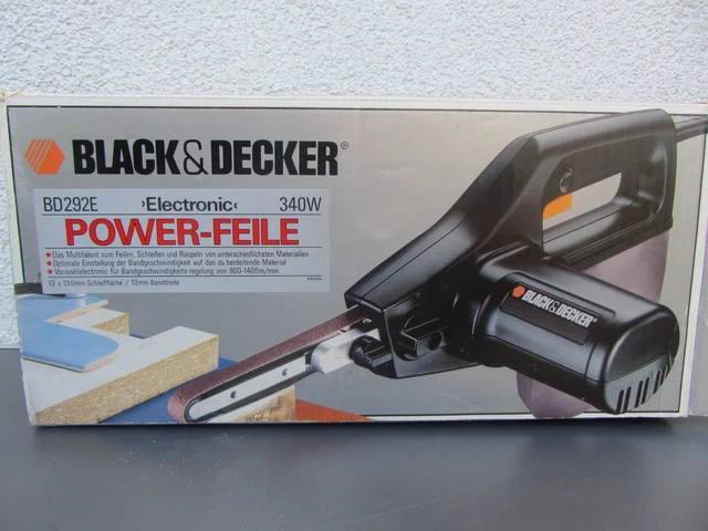 BLACK & DECKER BD292E Powerfeile Bandschleifer Schleifmaschine 340W ...