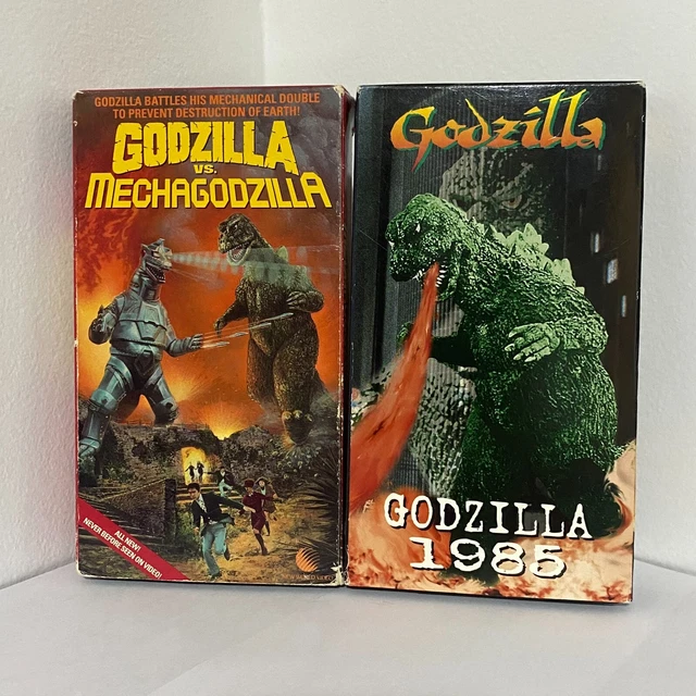 VINTAGE GODZILLA VHS - 2 Tapes - Godzilla Vs Mechagodzilla & Godzilla ...