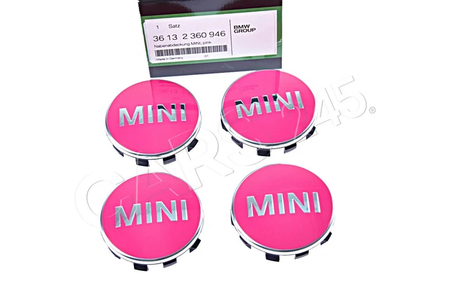 GENUINE MINI COOPER Jcw One F54 F55 F56 F57 F60 Hub Cap Mini Pink ...
