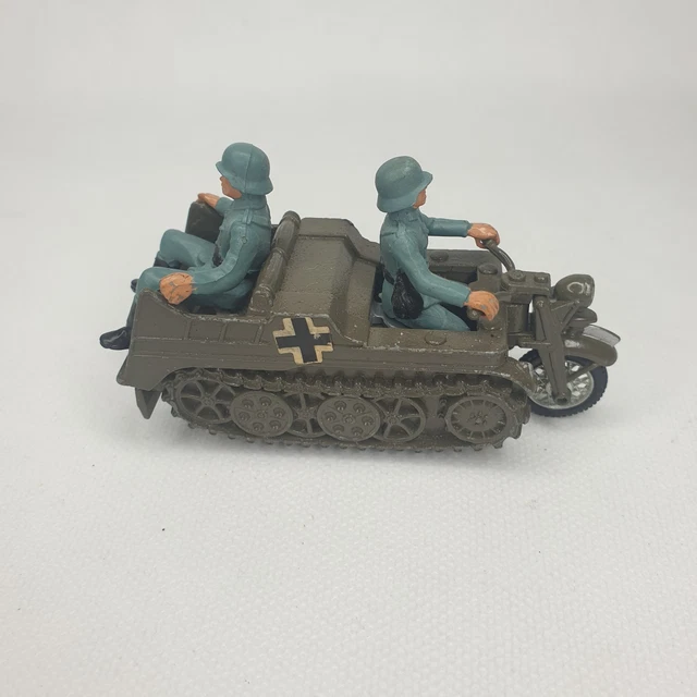BRITAINS LTD KETTENKRAD Half Track Motorcycle German WW2 9780 Army ...