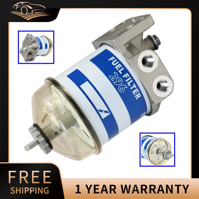 UNIVERSAL DIESEL FUEL Filter assembly Single with Water separator bowl ...