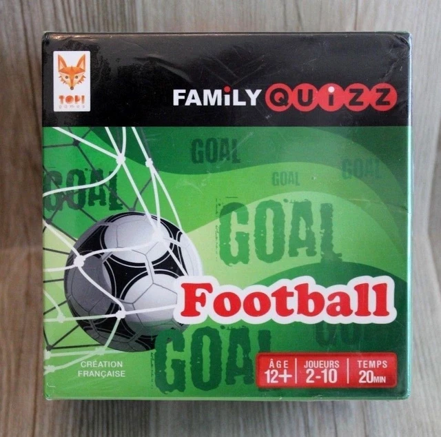 TOPI GAMES FAMILY Quizz Foot - Le Jeu Pour tous les fans De Foot - NEUF ...