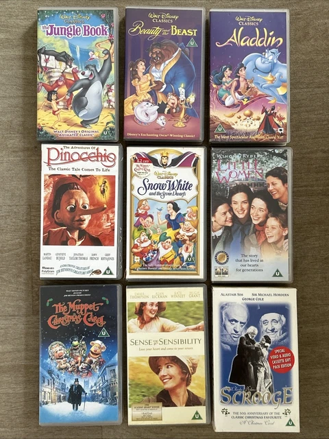 9 WALT DISNEY or other Classic Movies VHS tapes £57.90 - PicClick UK