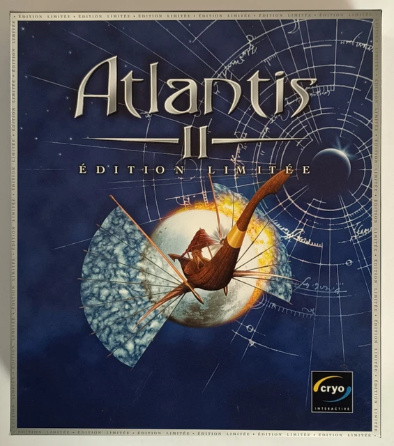 ANCIEN JEU PC CD BIG BOX EDITION LIMITEE ATLANTIS II de chez CRYO EUR ...