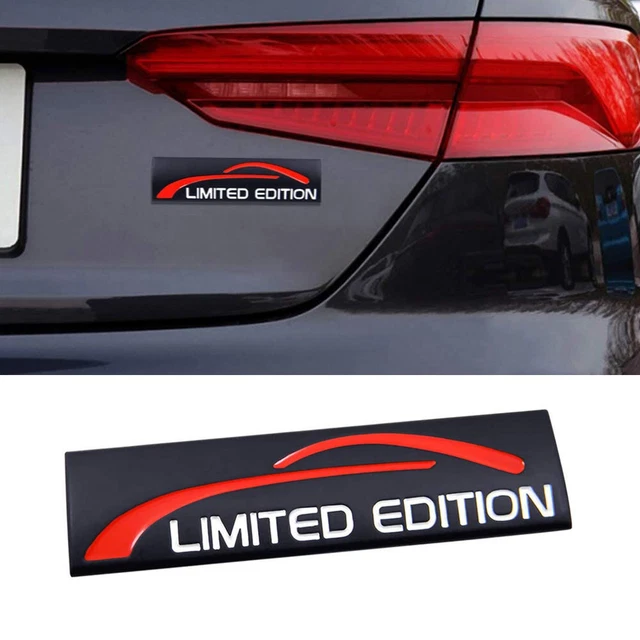3D LIMITED EDITION Logo Car Chrome Emblem Sticker Badge Decal Trim ...