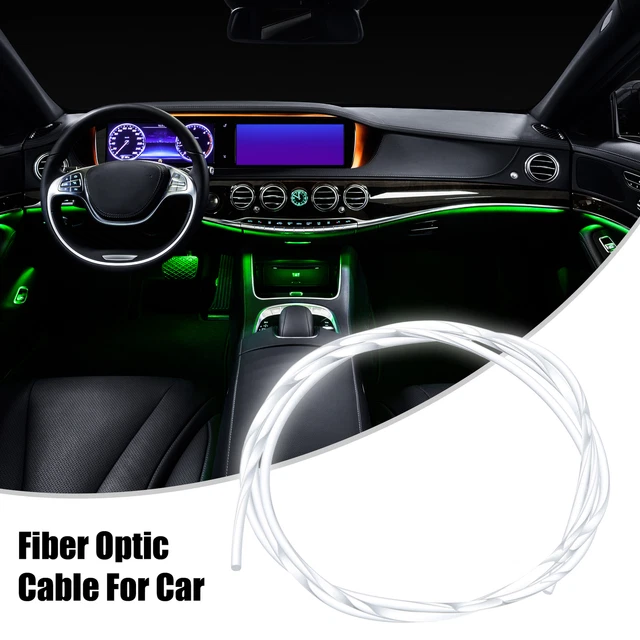 2.5MM 0.1& 1M 3.28ft Universal Car Optic Fiber Side Fiber Optic Cable ...
